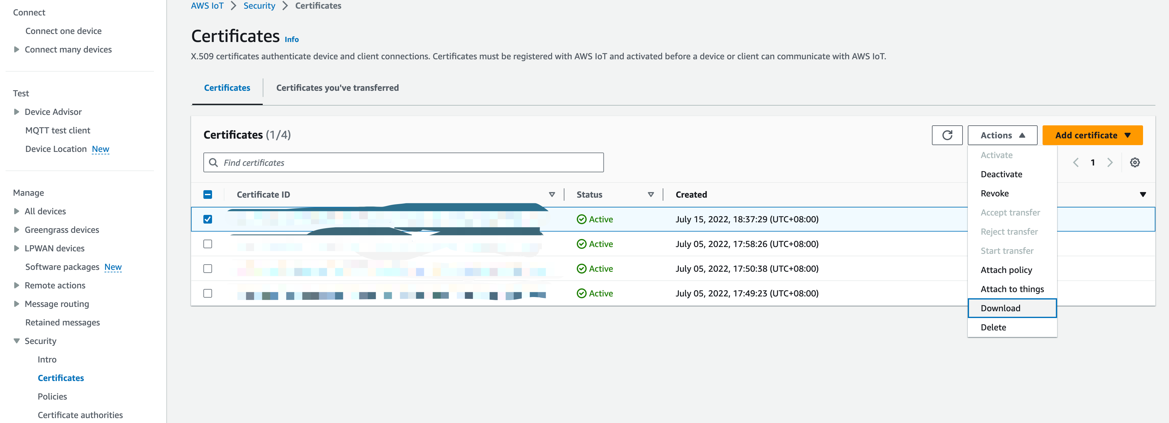AWS IoT Core Bridging | NanoMQ Documentation