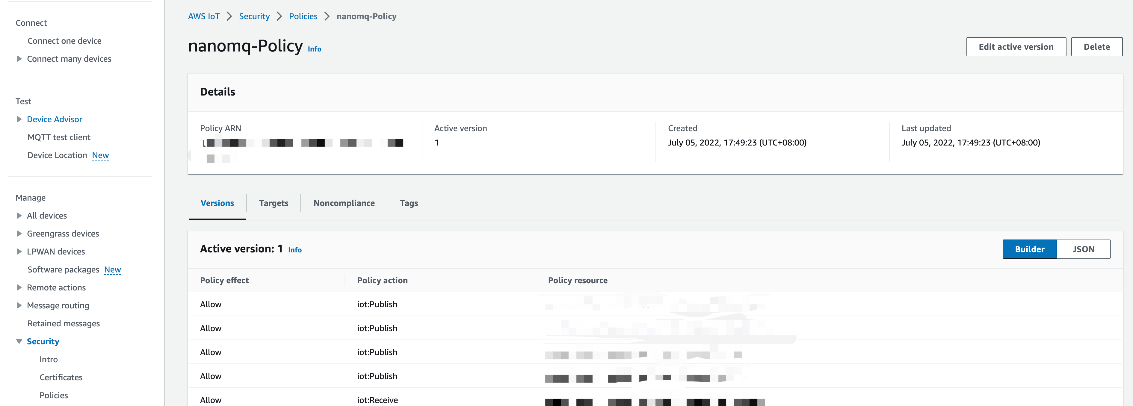 AWS IoT Core Bridging | NanoMQ Documentation